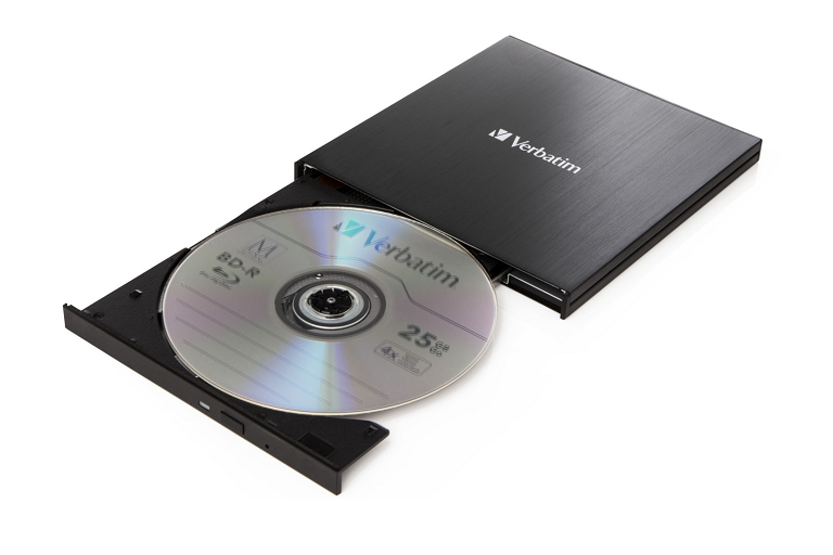 Buy Verbatim Ultra HD 4K External Slimline Blu-ray Writer | Harvey ...