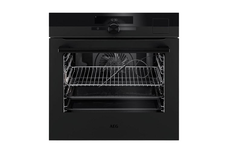 Buy AEG 600mm SteamCrisp Pyrolytic Oven - Matte Black | Harvey Norman AU