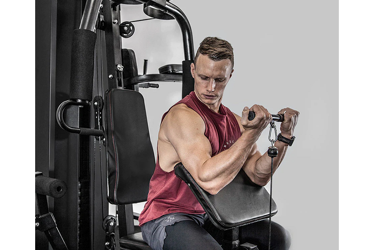 Buy Cortex GS7 Multi Station Home Gym with Weight Stack + MF4000 Bench Press + EnduraShell ...