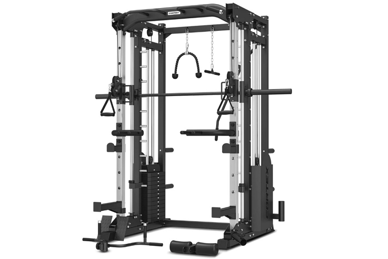 Buy Cortex 6-in-1 Power Rack Smith and Cable Machine Weight Plate ...
