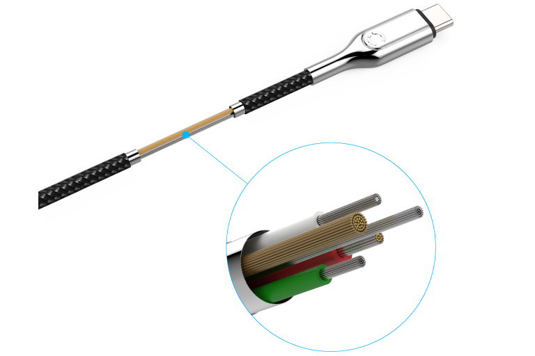 Buy Cygnett Armoured 50cm USB-C to USB-A Cable - Black | Harvey Norman AU