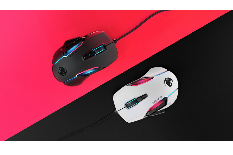 Buy Roccat Kone AIMO Remastered Gaming Mouse - White | Harvey Norman AU