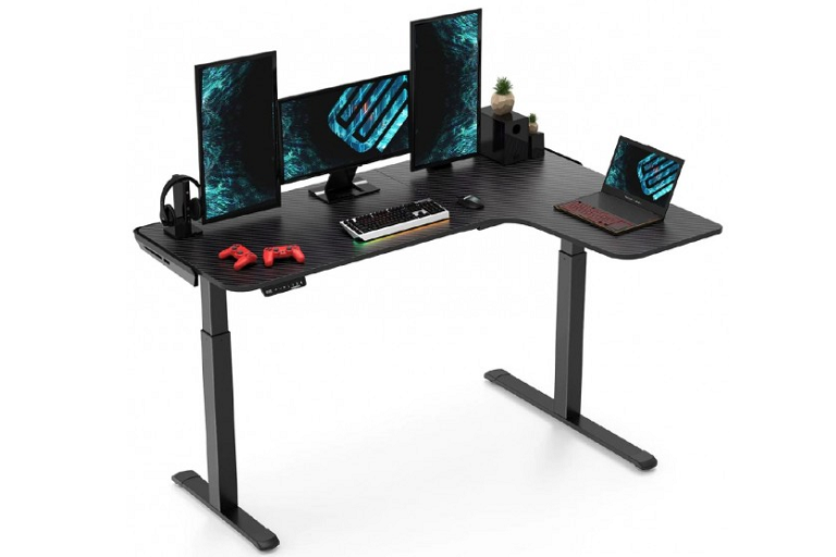 Buy Eureka L Shaped Electric Standing Desk - Right | Harvey Norman AU