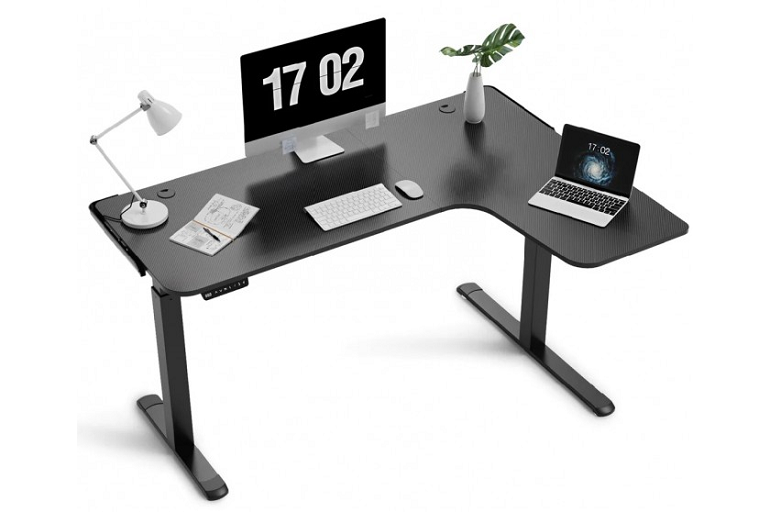 Buy Eureka L Shaped Electric Standing Desk - Right | Harvey Norman AU