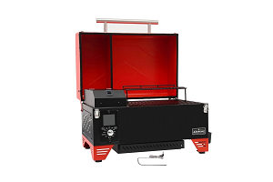 Buy Asmoke AS350 Portable Wood Pellet Grill and Smoker - Burgundy Red ...