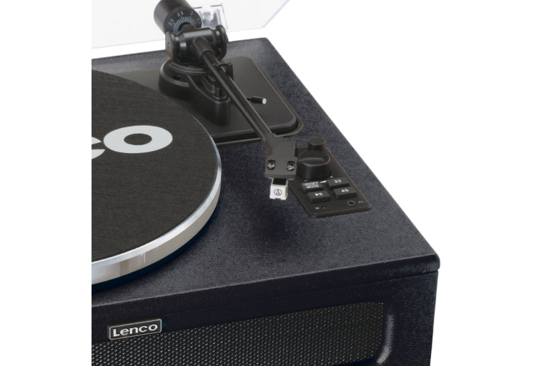 Buy Lenco LS-430BK Turntable with Built-in Speakers | Harvey Norman AU