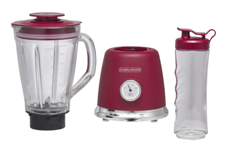 Buy Morphy Richards Boutique Retro Design Stand Blender - Chili Red ...