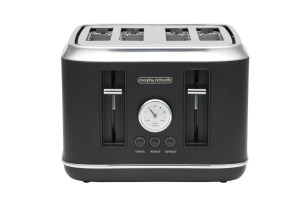 Buy Morphy Richards Boutique Retro Design 4 Slice Toaster - Matte Black ...