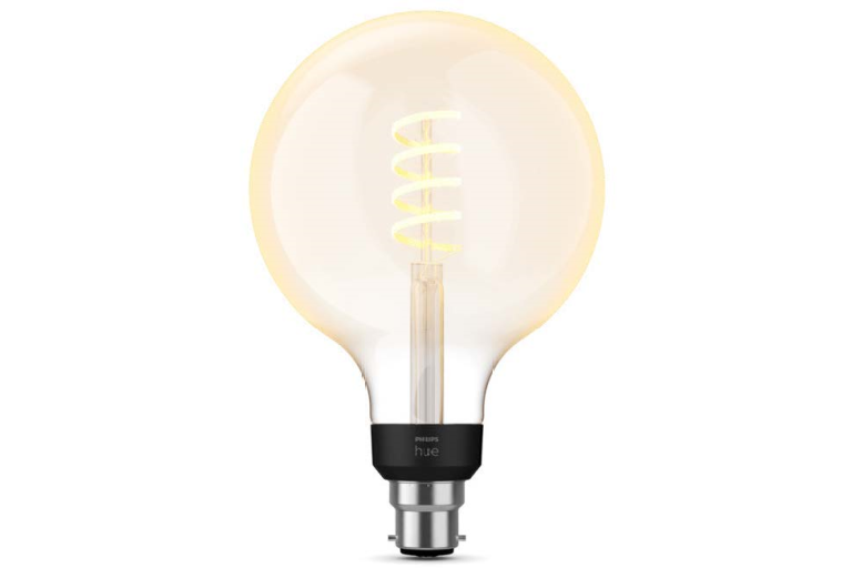 Buy Philips Hue White Ambiance G125 B22 Filament Globe Smart Bulb with ...