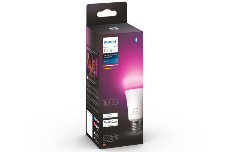 Buy Philips Hue White and Colour Ambiance 15W A67 Smart Light Bulb ...