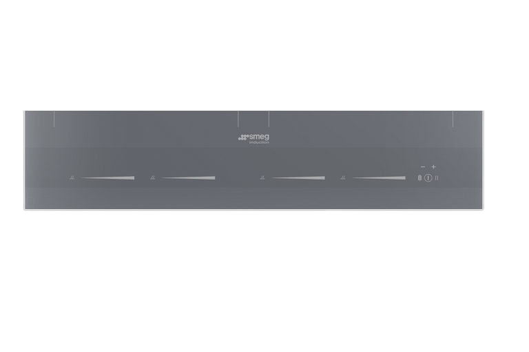 Buy Smeg 600mm Linea 4 Zone Induction Cooktop - Silver Ceramic | Harvey ...