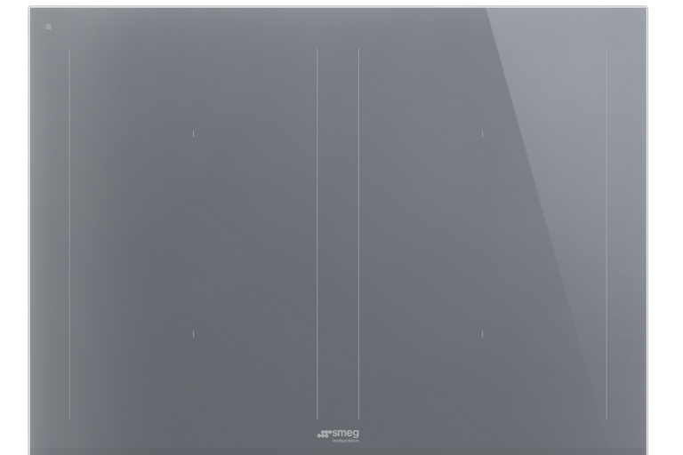 Buy Smeg 600mm Linea 4 Zone Induction Cooktop - Silver Ceramic | Harvey ...