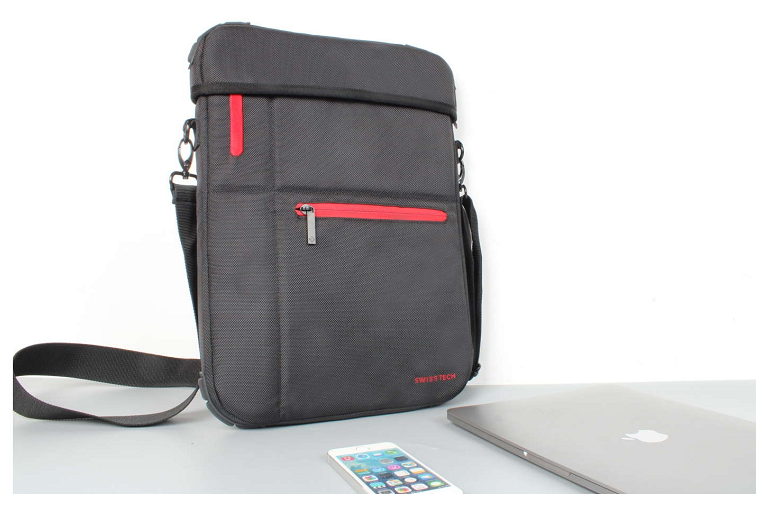Buy SwissTech 13-inch - 14-inch Firewall Laptop Slip Case - Black/Red ...