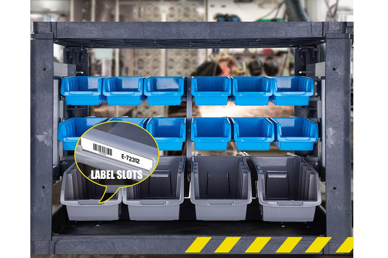 Buy Baumr-AG Parts Utility Trolley Cart with Storage - Mobile Tool ...