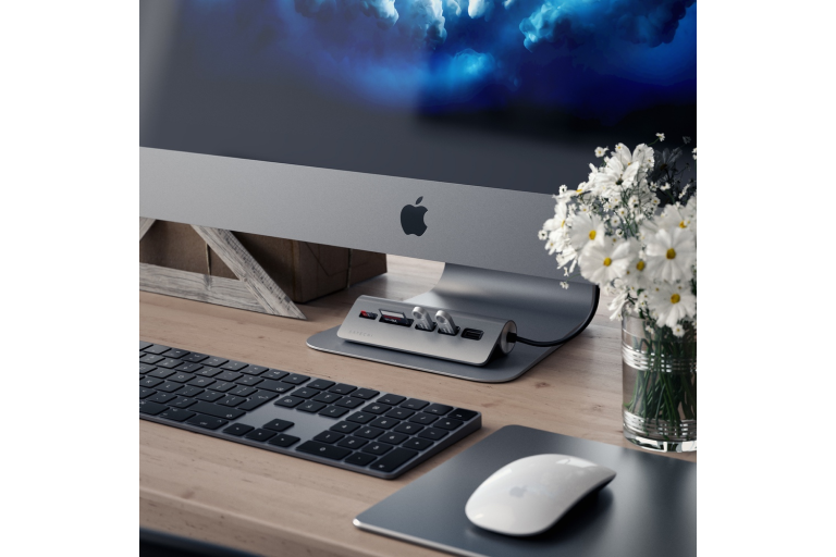 Buy Satechi USB-C Combo Hub for Desktop - Space Grey | Harvey Norman AU