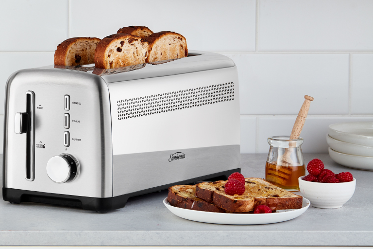 Buy Sunbeam Fresh Start 4 Slice Long Slot Toaster - Stainless Steel ...