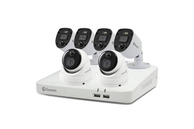 Buy Swann Enforcer 8 Channel 1080p FHD DVR Security System with 4 ...
