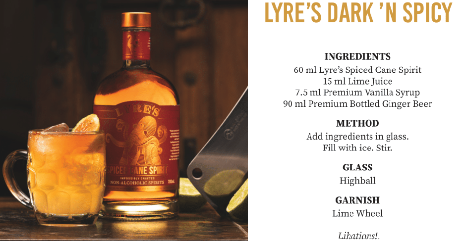 Buy Lyre's Spiced Cane 700ml Non-Alcoholic Spirit - Spiced Rum Style ...