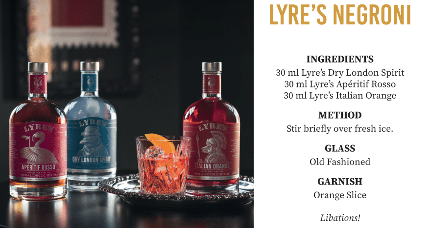 Buy Lyre's Negroni Non-Alcoholic Set - Pack of 3 | Harvey Norman AU